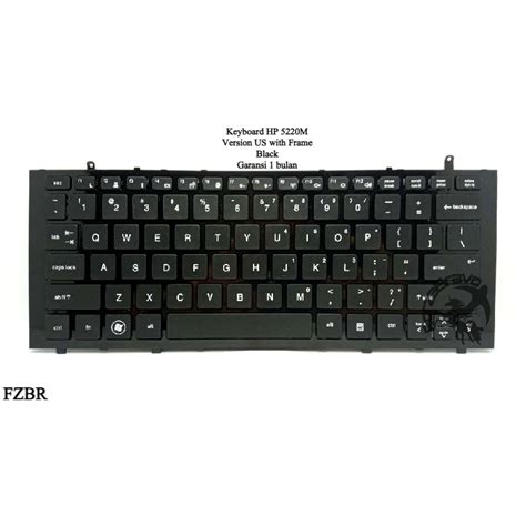 Jual Keyboard Laptop For Hp Probook 5520 5520m 5220 Frame Garansi 1 Bulan Shopee Indonesia