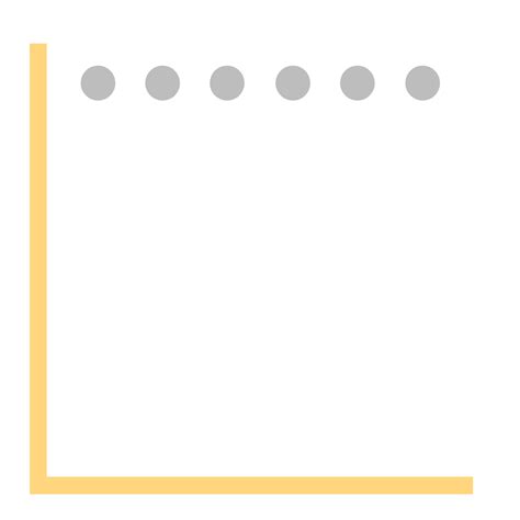 Note Pad With Yellow Border On Transparent Background PNG