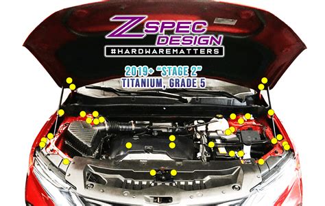 Zspec Stage 2 Dress Up Bolts® Fastener Kit For 19 Chevy Blazer C1