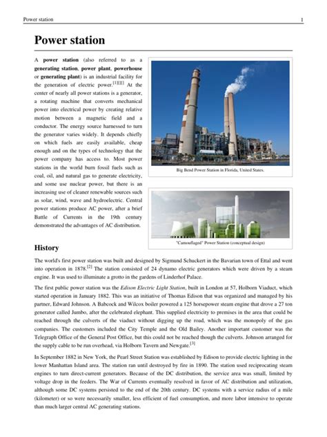 Power Station Pdf Power Station Fossil Fuel Power Station