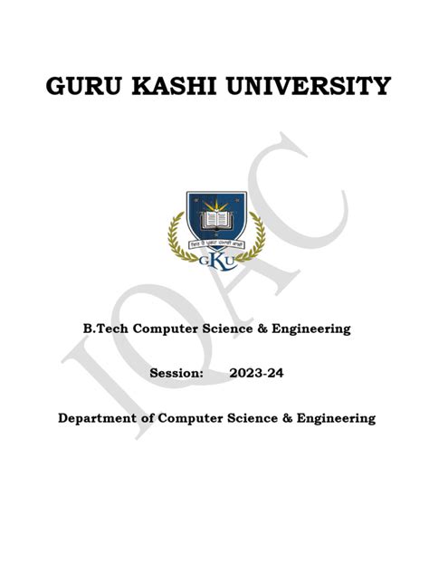 syllabus 3shgp606yeh4swwceno5ilwvp booklet b tech cse 2023 24 pdf