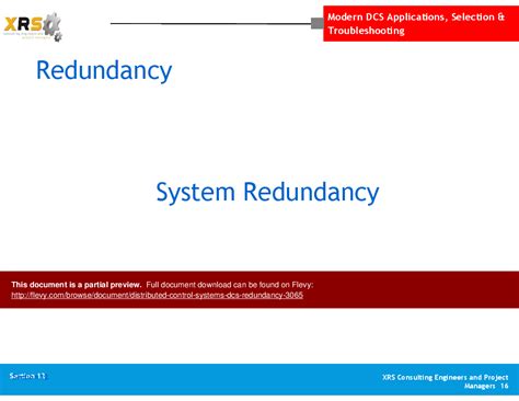 distributed control systems dcs redundancy ppt slide deck