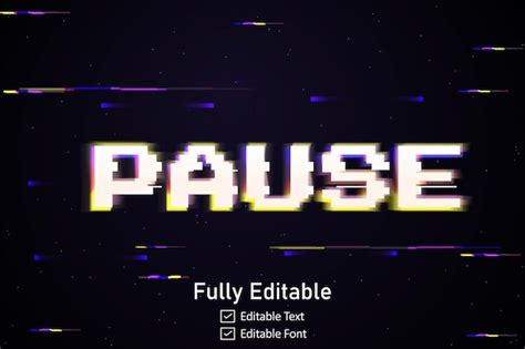 Glitch Text Effect Generator Vectors And Illustrations For Free Download Freepik