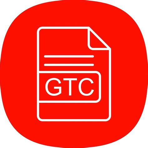 Gtc File Format Line Curve Icon Design 43666983 Vector Art At Vecteezy