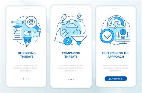 Premium Vector Dealing With National Security Threats Blue Onboarding