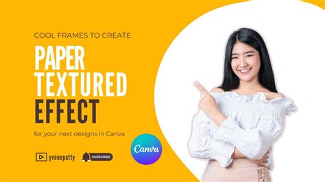 Canva Tutorial How To Create Vintage Paper Texture Effect In Canva