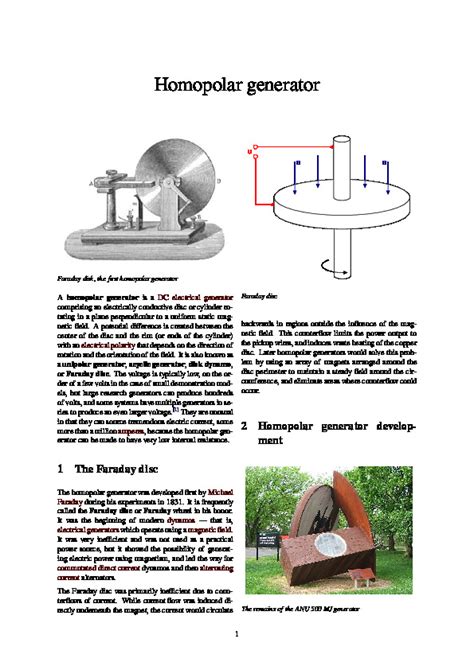 Homopolar Generator Pdfcoffee Com