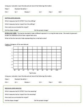 Transforming Data Shifting And Rescaling Data Exploration AP Stats