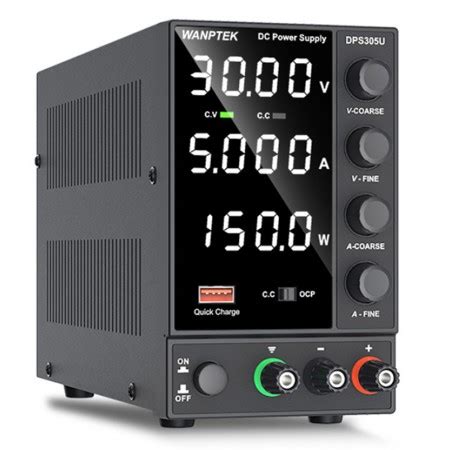 Wanptek DPS305U 30V 5A 4 Digits Display LED High Precision Adjustable