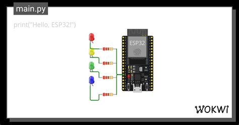4 Led Pak Ridho Wokwi Esp32 Stm32 Arduino Simulator