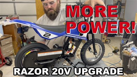 Best Razor MX Upgrade V Dewalt Battery Conversion Powerwheels YouTube