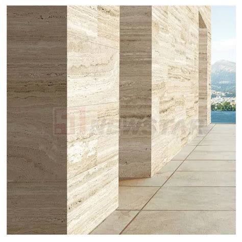 Honed Travertine Indoor Large Wall Panels Travertine Slab Travertine