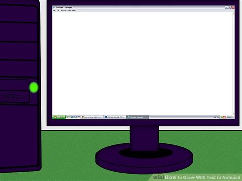 How To Draw With Text In Notepad 6 Steps With Pictures