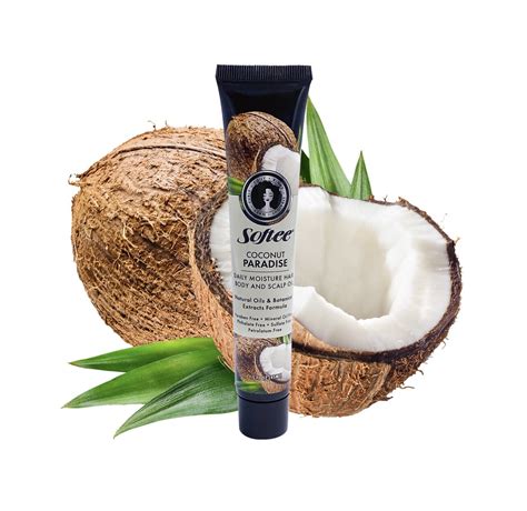 Softee Brand Coconut Paradise Daily Moisture Hair Body Scalp 15 Oz