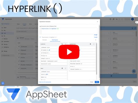 Hyperlink Appsheet Expresiones Tailorsheet