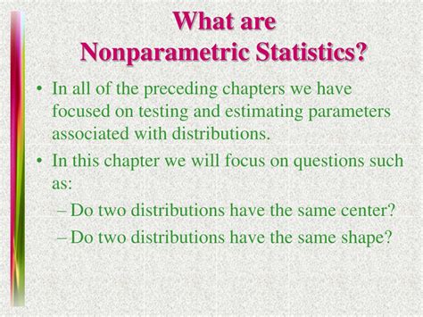 PPT Nonparametric Statistics For Efficient Data Analysis PowerPoint Presentation ID