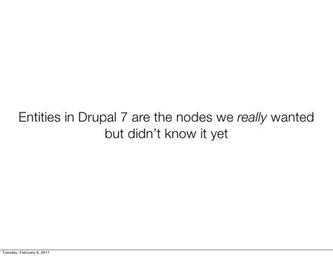 how to make entities and influence drupal emerging patterns from dr…