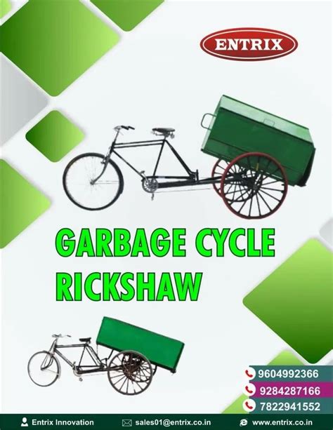 Tricycle Garbage Rickshaw At ₹ 19700 Garbage Rickshaw In Kamptee Id 26795829473