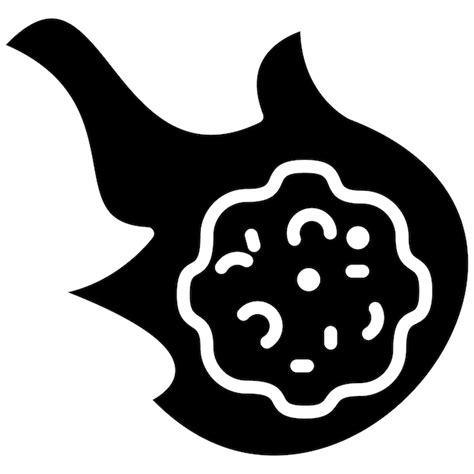 Premium Vector Meteorite Vector Illustration Style