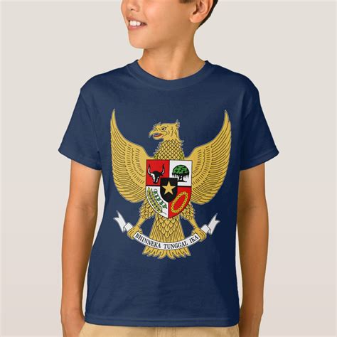 Garuda Pancasila T Arms Indonesia Indonesia T Shirt Zazzle