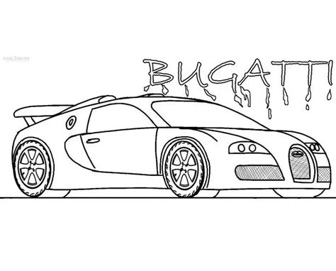 Bugatti Coloring Page