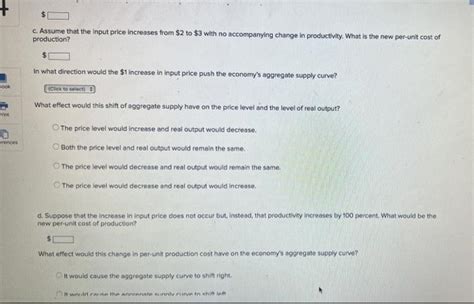 Solved Suppose That The Table Presented Below Shows An