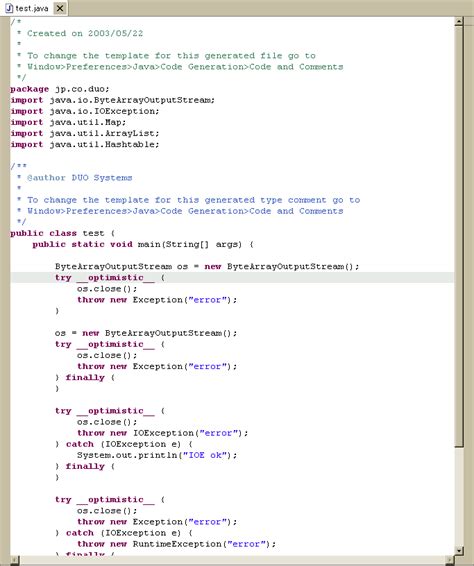 Eclipse エディタ調査報告書