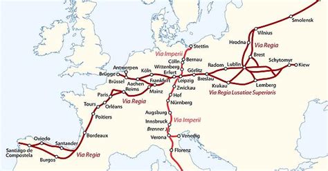 In Medieval Europe There Were Two Main Royal Highways Via Regia