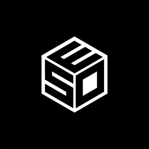 Sde Letter Logo Design With Black Background In Illustrator Vector