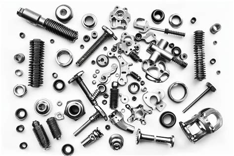 Premium Photo A Bunch Of Different Types Of Hardware On A White Surface