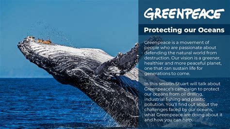 Talk By Greenpeace Protecting Our Oceans Seaford Environmental Alliance