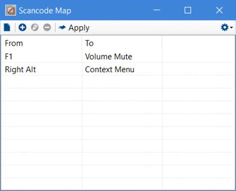 Scancode Map скачать на Windows бесплатно