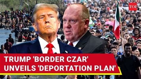 Trump Border Czar Tom Homan Reveals Mass Deportation Master Plan