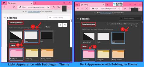 how to customize background in microsoft edge browser on windows page
