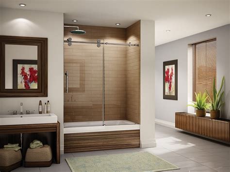 Frameless Sliding Shower Doors Modern Bathroom Chicago By