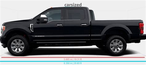Dimensions Ford F 350 2016 2019 Vs Ford F 150 2017 2020
