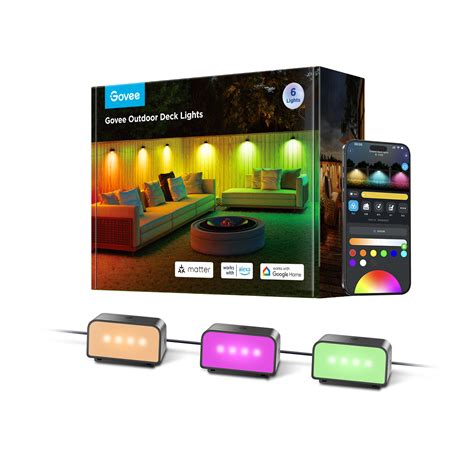Govee Outdoor Deck Lights Led Deck Lighting For Patios And Yards