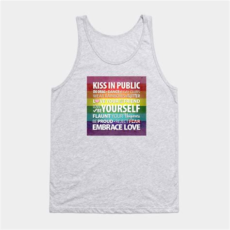 Kiss In Public Tank Tops Immortaldbien Store