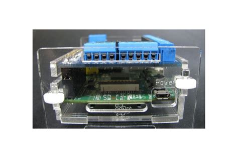 clear raspberry pi case from built to spec on tindie