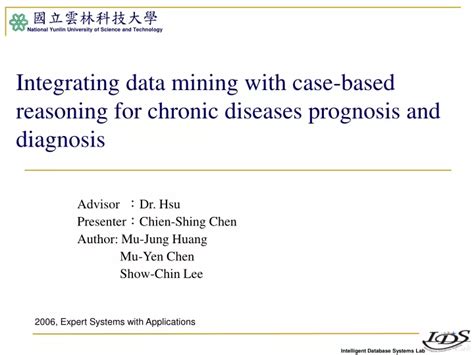 Ppt Integrating Data Mining With Case Based Reasoning For Chronic