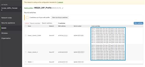Templates For Switching Best Practices Cisco Meraki Documentation