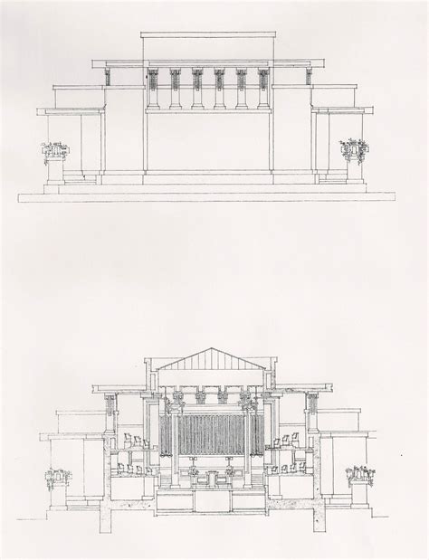 Unity Temple Architecture Design And Elevation Dwg File Artofit