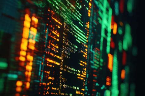 Digital Code Abstract Background A Glimpse Into The World Of