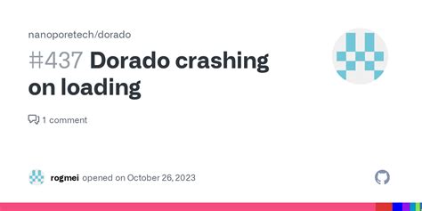 Dorado Crashing On Loading Issue Nanoporetech Dorado GitHub