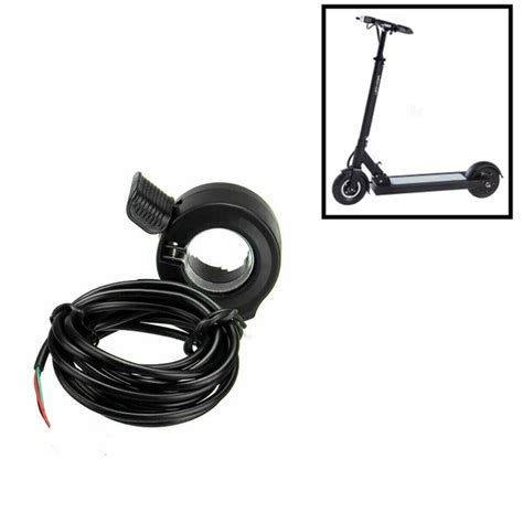 Daumengas E Bike Elektroroller Fahrrad Gashebel Schwarz 1 6 Meter Draht £7 95 Picclick Uk