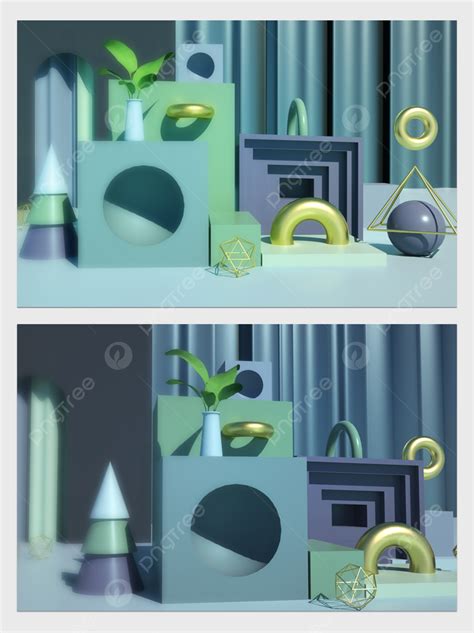 Static E Commerce Model C4d Scenario Background Wallpaper Image For