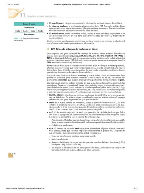 Sistemas Operativos Monopuesto 2012 Mcgraw Hill Grado Medio Pdf