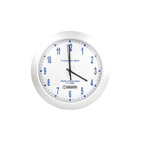 Control Company 1077 Traceable Radio Controlled Analog Wall Clock With