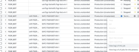my job is stuck in terminating state orchestrator uipath community