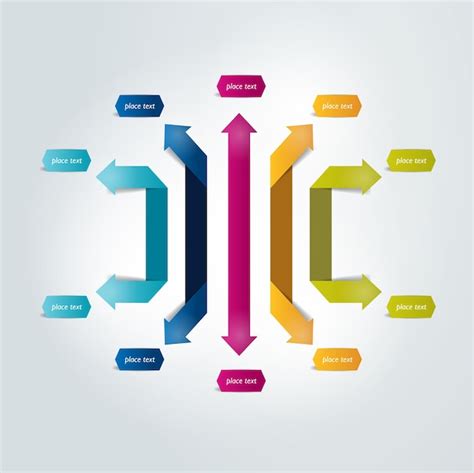 Premium Vector Arrow Infographics Scheme Vector